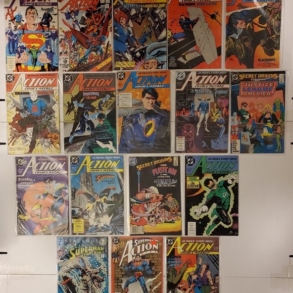 DC Comics | Other | Dc Comics Action Comic Weekly Comic Book Lot Of 7 ...